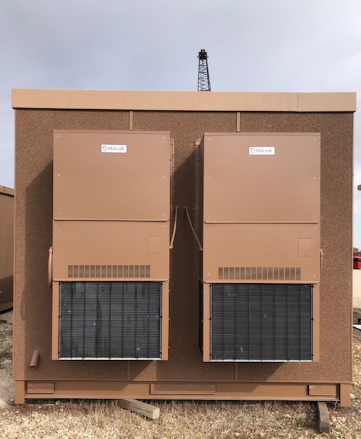 2000 11.5 x 30 Lightweight metal framed communication building with ...