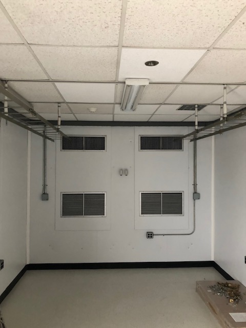 2000 11.5 x 30 Lightweight metal framed communication building with ...