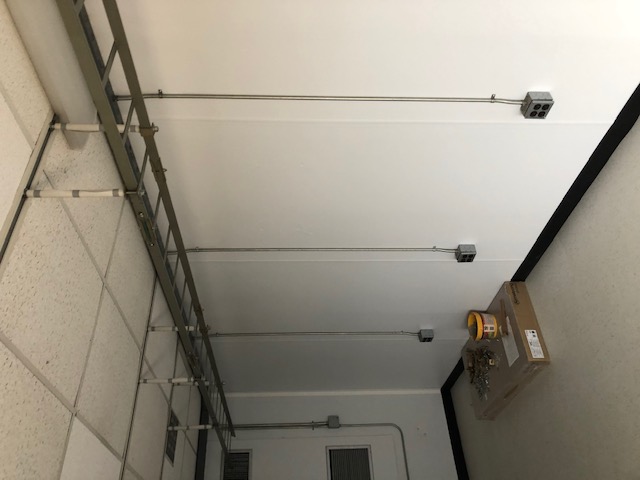 2000 11.5 x 30 Lightweight metal framed communication building with ...