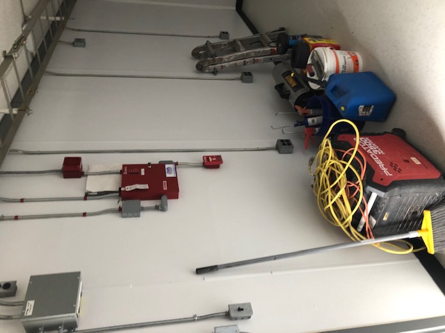 2000 11.5 x 30 Lightweight metal framed communication building with ...